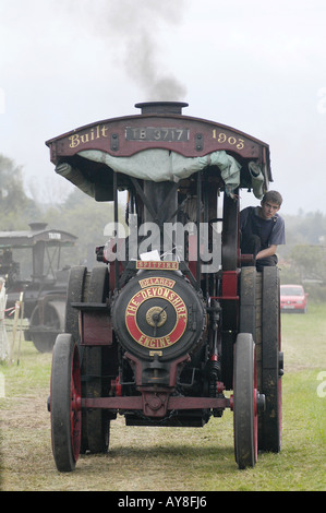 Steam Traction engine at a steam rally - Burrell Showmans Road ...