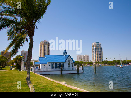 Floating Chapel by the Bay; St Petersburg in Florida USA Stock Photo ...
