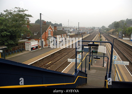Railway station in Flitwick, Great Britain Stock Photo - Alamy