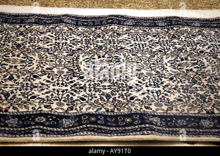 Cashmere carpet in manufacture shop in Kairouan, Tunisia Stock Photo ...