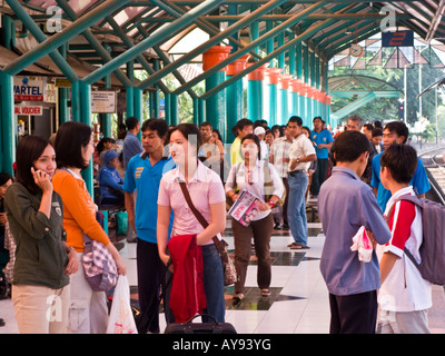 INDONESIA, Java, railway station Surabaya, Indonesian railways Stock ...