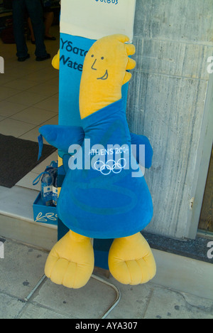 Greece Athens Athena and Phevos Mascots Stock Photo - Alamy