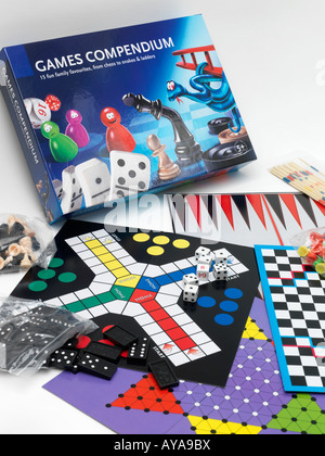 Compendium of 15 games Stock Photo - Alamy