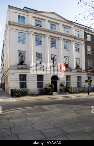 Swiss Embassy London Stock Photo - Alamy