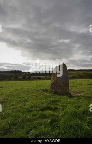 stone, standing, mystic, scotland, landscape, scenery, countryside ...
