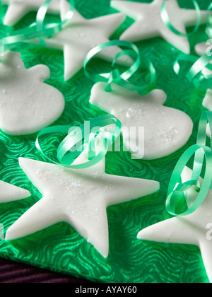 Christmas peppermint cream stars Stock Photo - Alamy