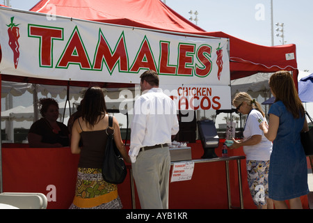 Tamale Stand Fast Food Mexican Taco Tacos Stock Photo - Alamy