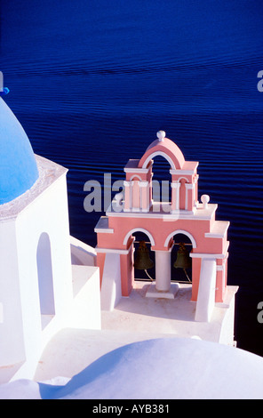 The greek island of Santorini in Cyclades islands Stock Photo - Alamy