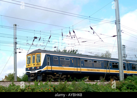 thameslink class 319 trains on the midland main line in england Stock ...