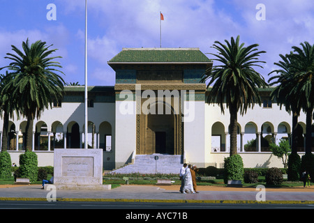 Morocco, Casablanca. The Palais de Justice (Law Courts) on Place ...