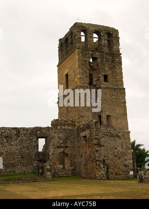 Panama Viejo Cathedral Tower Ruins, Panama City, Republic of Panama ...