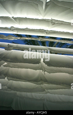 Fabric Tinting Marrakech Morocco Stock Photo - Alamy