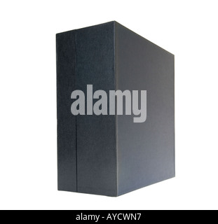 CUBE CUBOID black dark box blackbox giftbox package carton cutout on ...