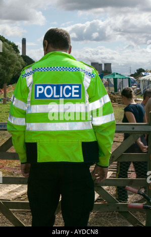 The Climate Camp protest camp at Drax Power station, Selby, Yorkshire ...