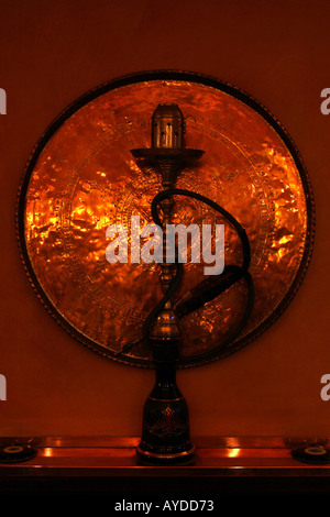 waterpipe smoking typical Arab Stock Photo - Alamy