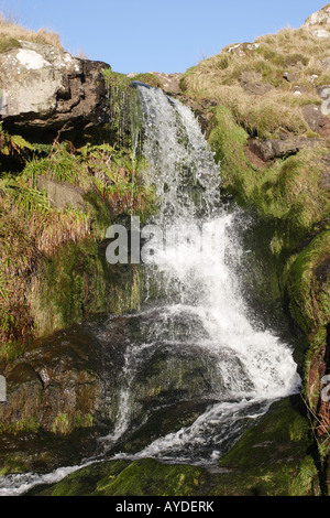 Waterfall on the 2nd Inchna Burn before its confluence with Menstrie ...
