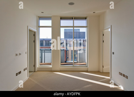 Leftbank Apartments, Spinningfields, Manchester, bedroom Stock Photo ...