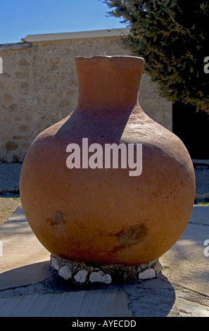 large terracotta greek urn or olive oil jar, large ancient greek jar ...