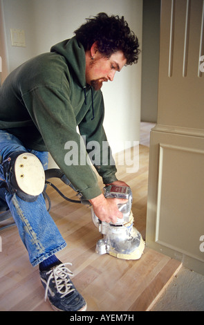 worker for floor construction Stock Photo - Alamy