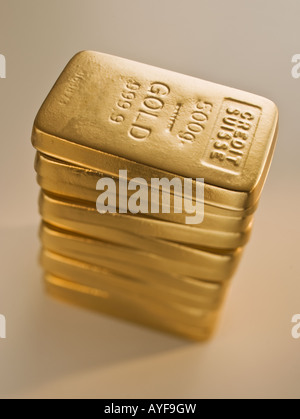 Stack of gold bars Stock Photo - Alamy