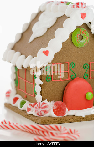 Close up of gingerbread house Stock Photo - Alamy