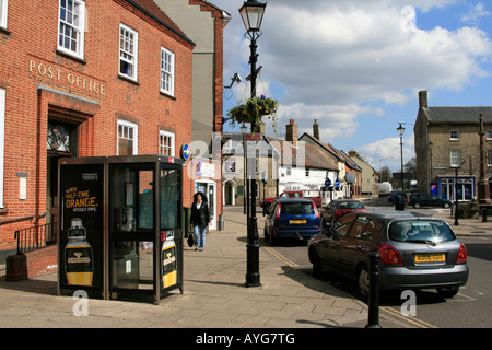 thetford suffolk uk high street highstreet streets shoppers shopping ...