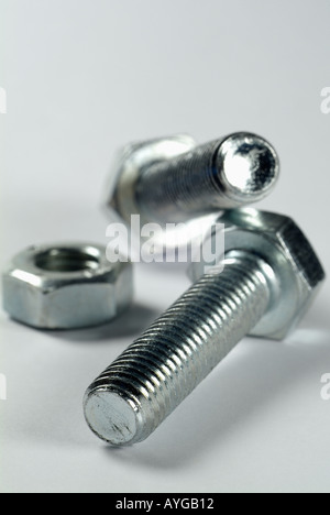 Nuts and bolts background Stock Photo - Alamy