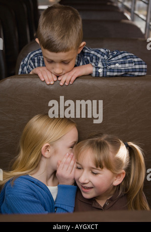 Interior of a school bus Stock Photo - Alamy
