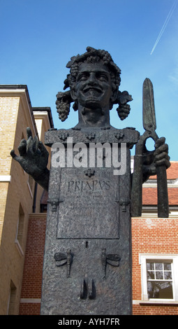 This sculpture of Priapus, the Greek god of fertility, is part of the ...