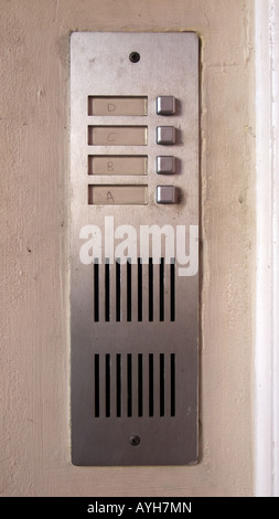 entryphone system with and push buttons Stock Photo - Alamy
