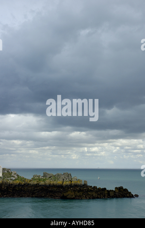 Pointe Du Groin Rocky Cliff Stock Photo - Alamy