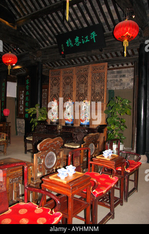 China, Jiangsu province, Suzhou, Pingjiang Lu street district listed as ...