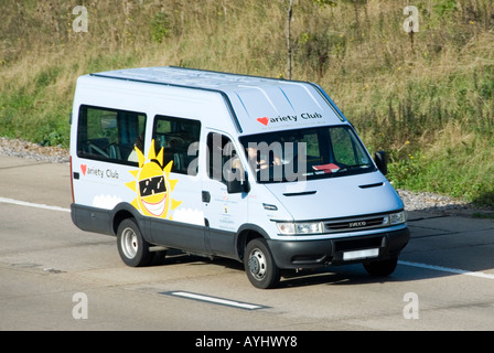 A Variety Club Minibus Stock Photo - Alamy