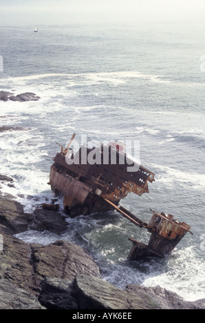 Ship wreck Prawle Point Devon UK Europe Stock Photo - Alamy