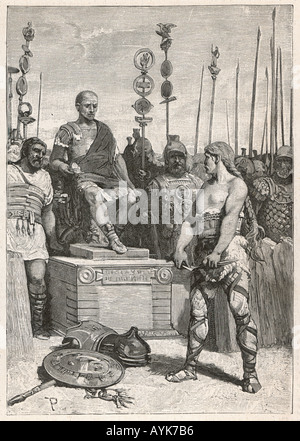 VERCINGETORIX & CAESAR Stock Photo - Alamy