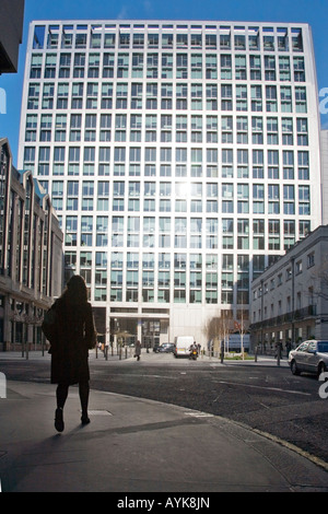 Office building architecture. Aldermanbury Square, London, England ...