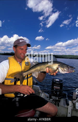 man with big walleye Stock Photo - Alamy