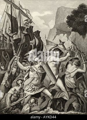 ROMAN INVASION 55 BC Stock Photo - Alamy