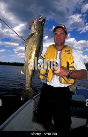man with big walleye Stock Photo - Alamy