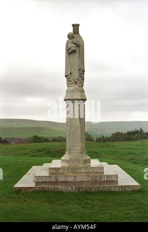 Our Lady of Penrhys Statue, Rhondda Valley, Wales, UK Stock Photo - Alamy