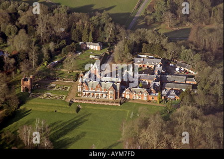 Aerial view of WEC headquarters Bulstrode Gerrards Cross ...