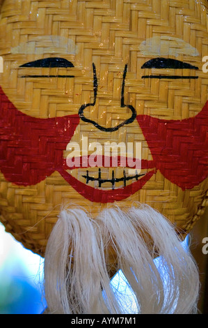 Traditional wicker Vietnamese mask. Vietnam Stock Photo - Alamy