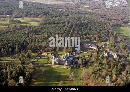 Aerial view of Minley Manor Hawley Berkshire England UK Stock Photo - Alamy