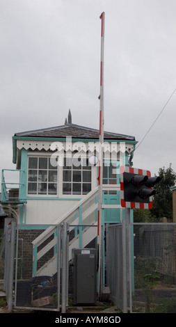 Level crossing, Bollo Lane, London, England, UK Stock Photo - Alamy