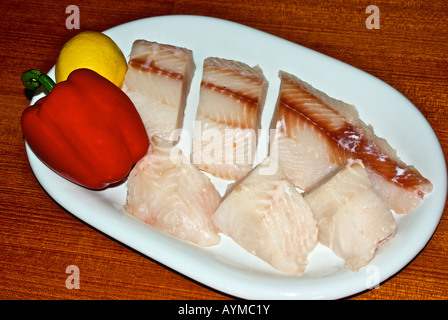 Raw cod fish fillet for cooking Stock Photo - Alamy