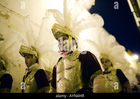 Roman soldiers, called Armaos, of La Macarena brotherhood, Good Friday ...