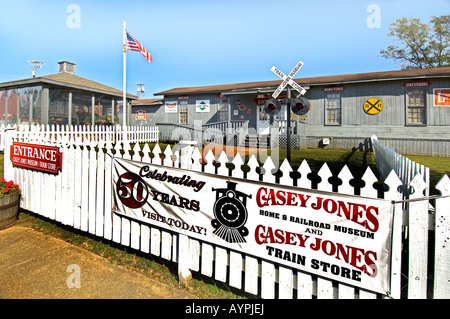 Casey Jones Home and Railroad Museum in Casey Jones Village in Jackson ...