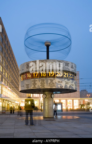 World Time Clock, Alexanderplatz, Mitte, Berlin, Germany Stock Photo ...