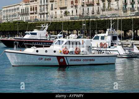 The Italian Coast Guards (Guardia Costiera) attend Open Arms ship in ...