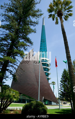 The Millennium Bell Tower (Swan Bells) at Perth, Western Australia with ...